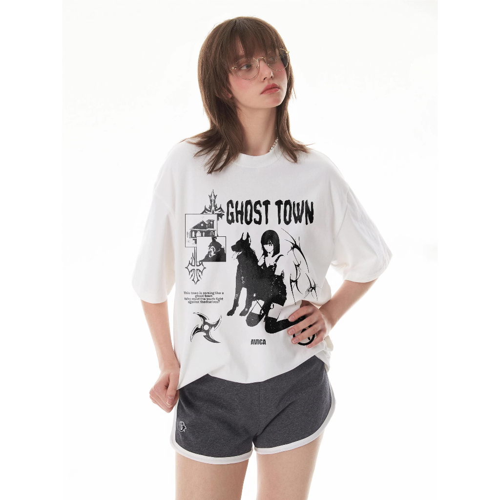 Jual AVICA GHOST TOWN OVERSIZE T-SHIRT Y2K STYLE | Shopee Indonesia