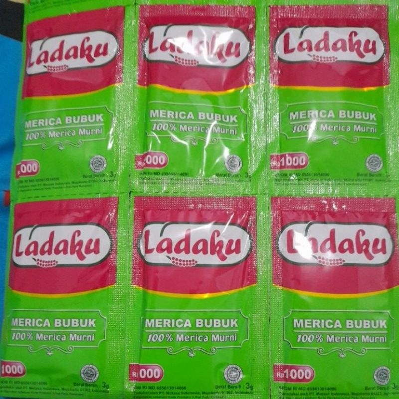 Jual Ladaku merica bubuk 3gr ( per 1 renteng) | Shopee Indonesia