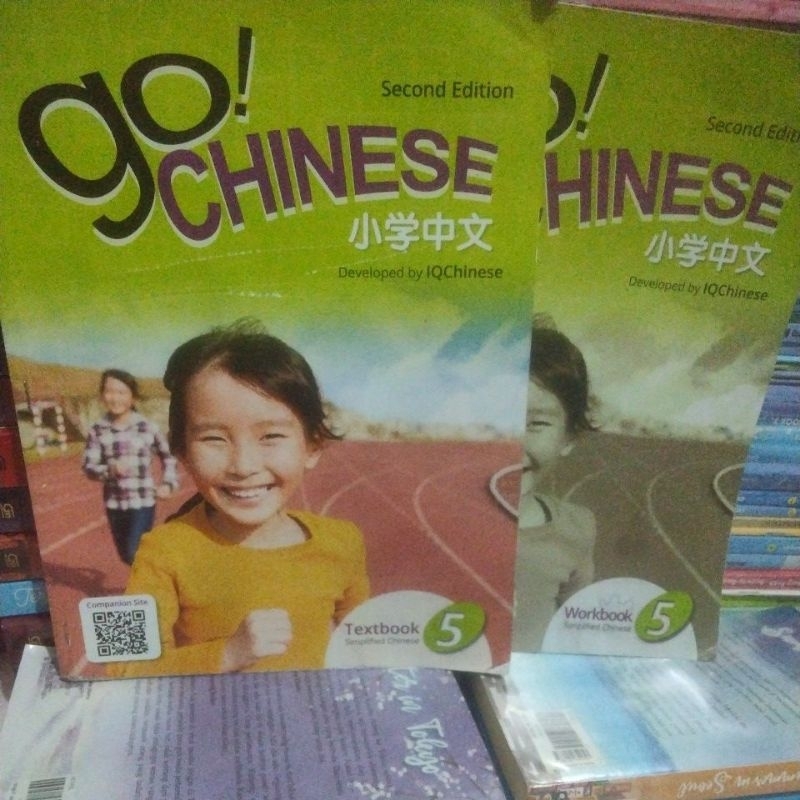 Jual Go Chinese second edition 5 (1set)textbook dan workbook | Shopee ...
