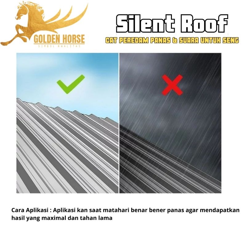Jual Cat Spandek/seng Peredam Suara dan Panas untuk Seng Silent Roof 4 ...
