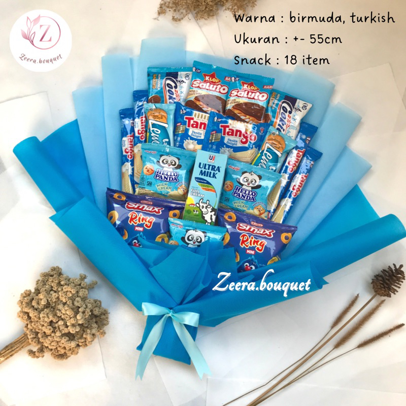 Jual READY STOCK (B16) Buket snack/bucket snack/snack bouquet [INCLUDE ...
