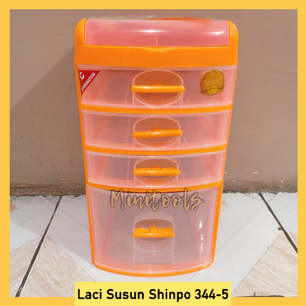 Jual Laci Plastik Susun Besar Shinpo SIP 344 / Laci Obat / Tempat ...