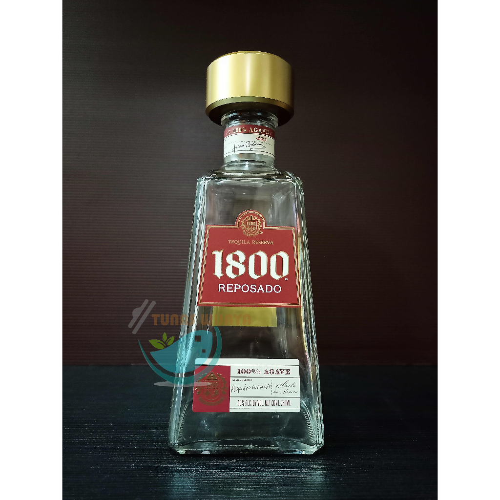 Jual Botol bekas Tequila Reserva 1800 Reposado 750 ML | Shopee Indonesia