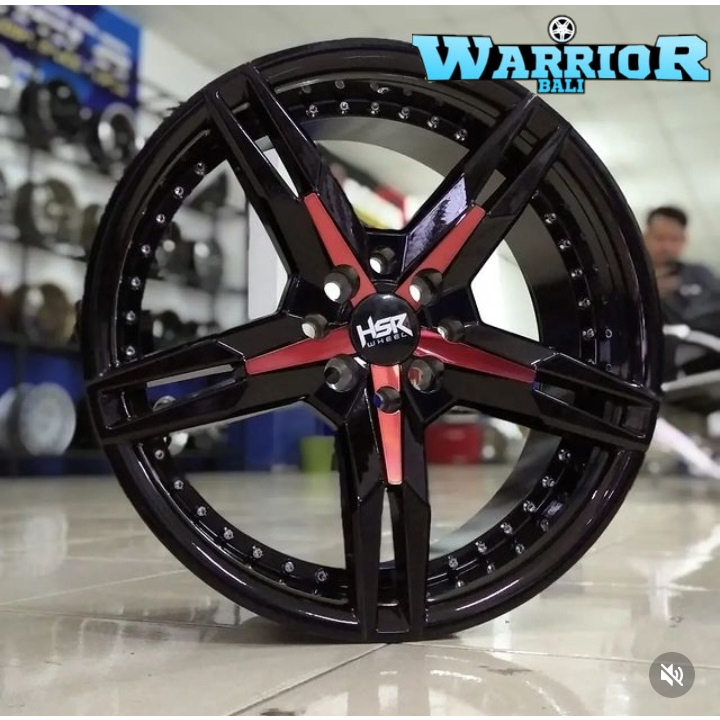 Jual Velg Racing HSR Ring 17 Pcd 4X100-4X114,1 Mobil Avanza Jazz Mazda ...
