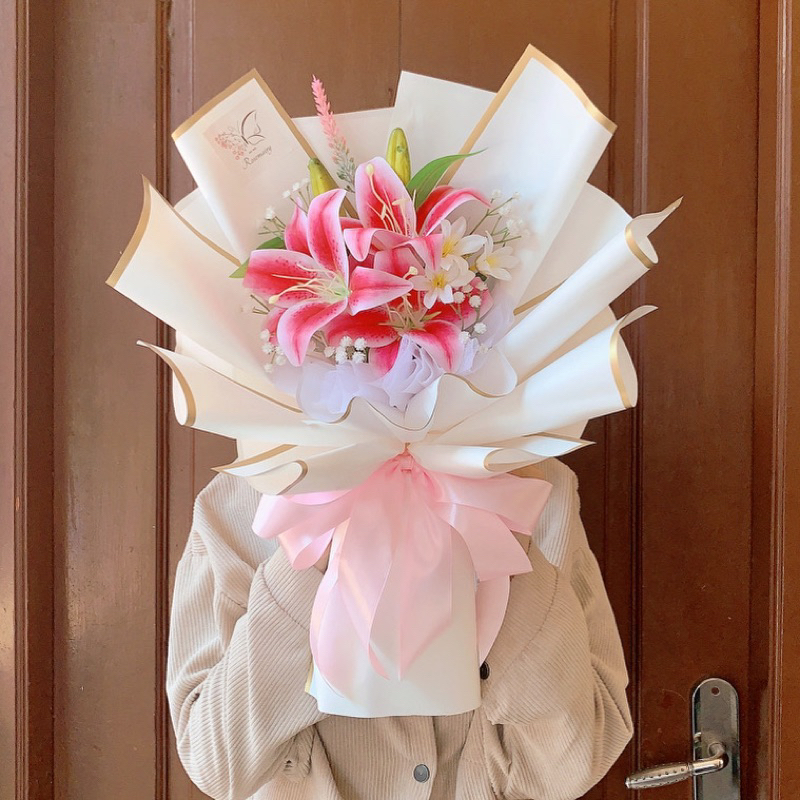 Jual [24 Jam Tanpa PO] LILY ROSEMAIRY - Buket Uang Bunga Photocard ...