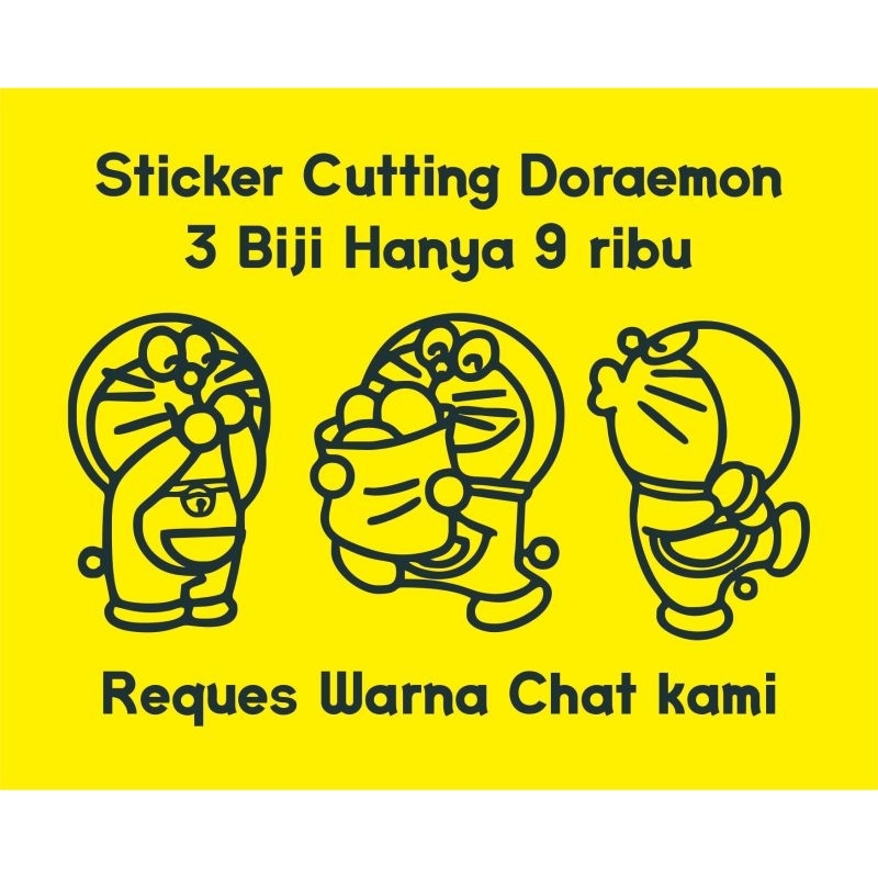 Jual Sticker cutting doraemon,9rb dapat 3sticker | Shopee Indonesia