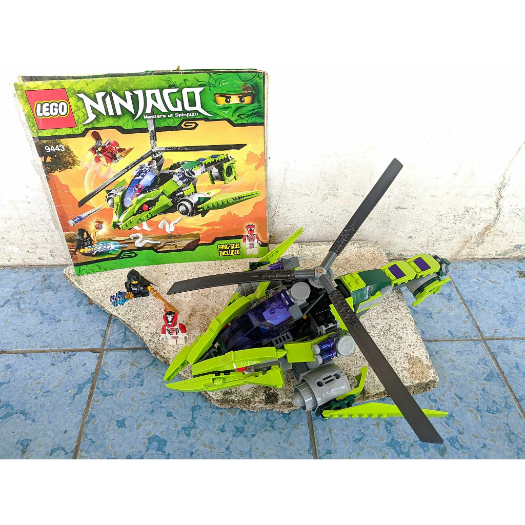 Jual LEGO Ninjago Rattlecopter 9443 with 2 Minifigure | Shopee Indonesia