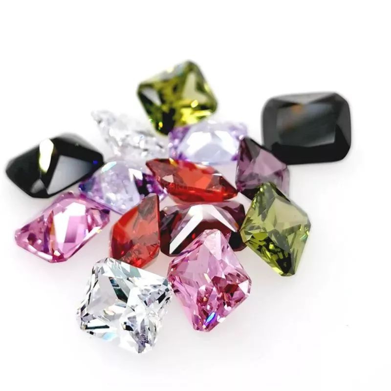 Jual Permata Cubic Zirconia Persegi Panjang Rectangle Besar | Shopee Indonesia