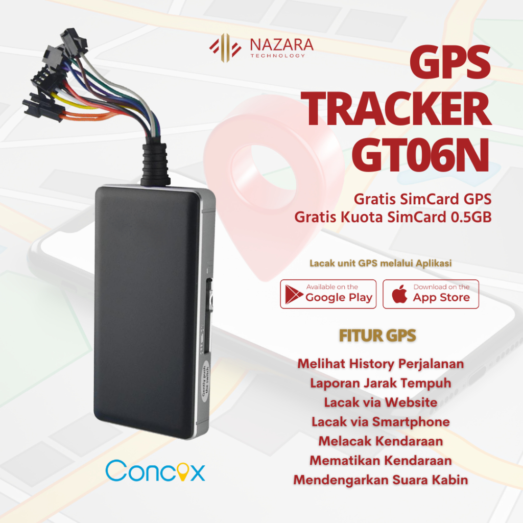 Jual GPS Tracker Mobil Motor Concox GT06N Original | Shopee Indonesia