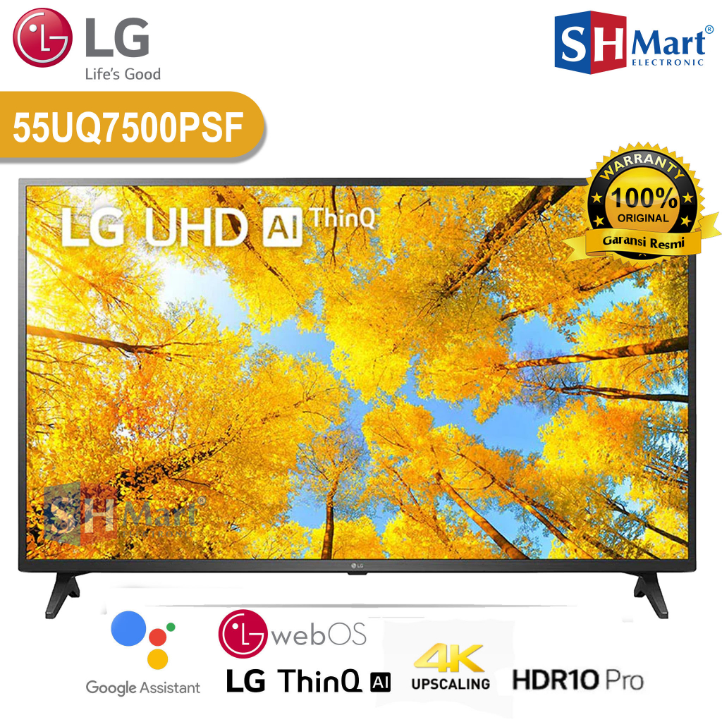 Jual SMART TV LG 55 INCH 55UR7500 / 55UQ7500 UHD 4K AI Thing WITH HDR10 ...