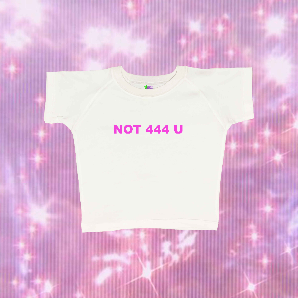 Jual crop yop y2k not 444 u baby tee | Shopee Indonesia