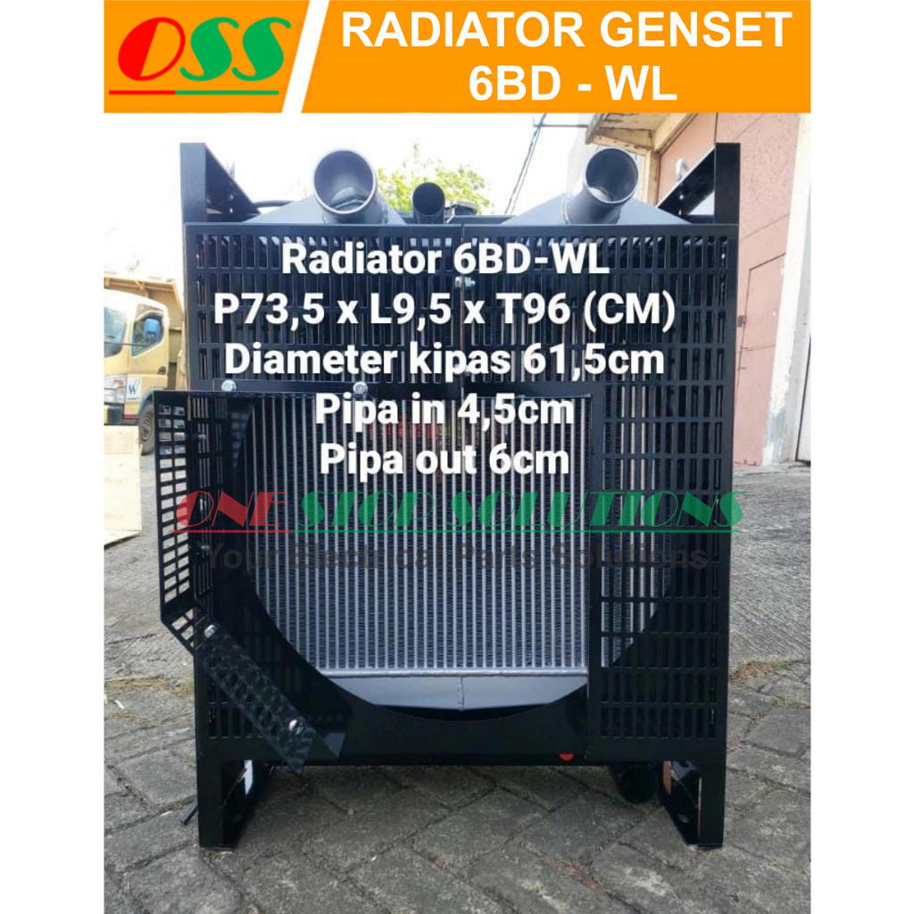 Jual RADIATOR GENSET ISUZU 6BD-WL 6BDWL INTERCOOLER | Shopee Indonesia