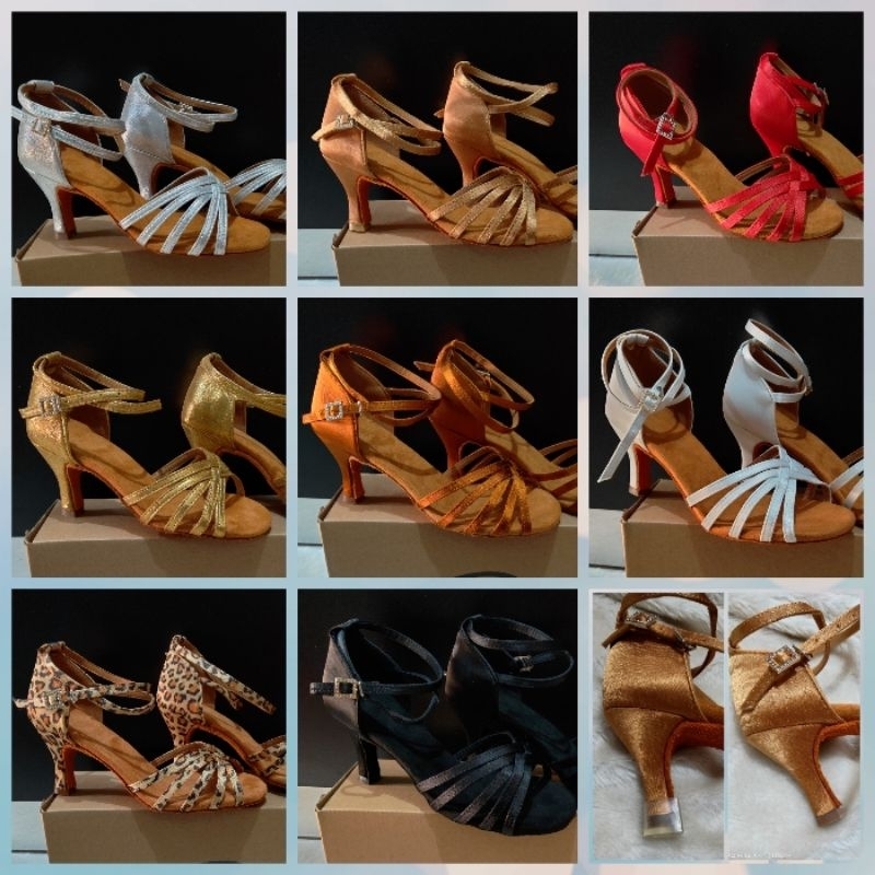 Jual Sepatu Dance Tali Hak 7CM Super Premium Sepatu Line Dance Dansa ...