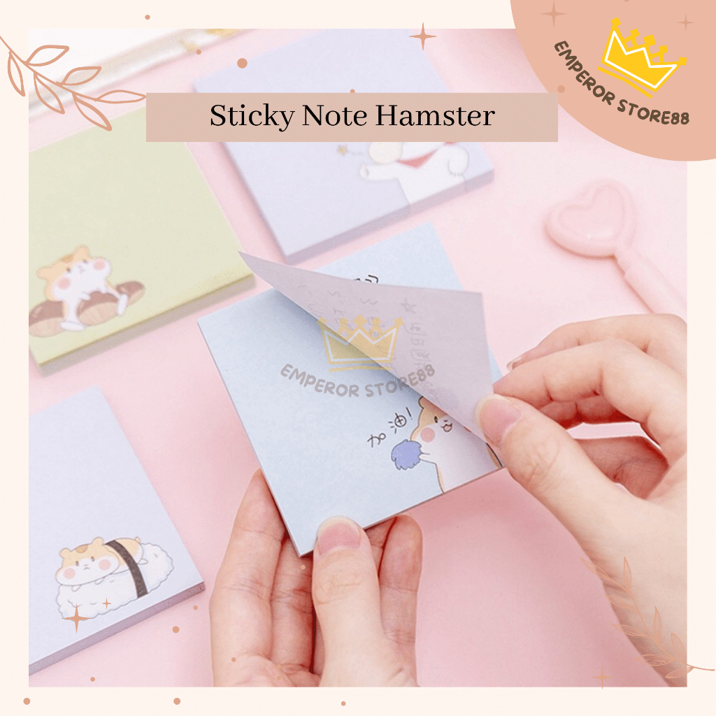 Jual Sticky Note Hamster Beruang Bear Lucu Memo Unik | Shopee Indonesia