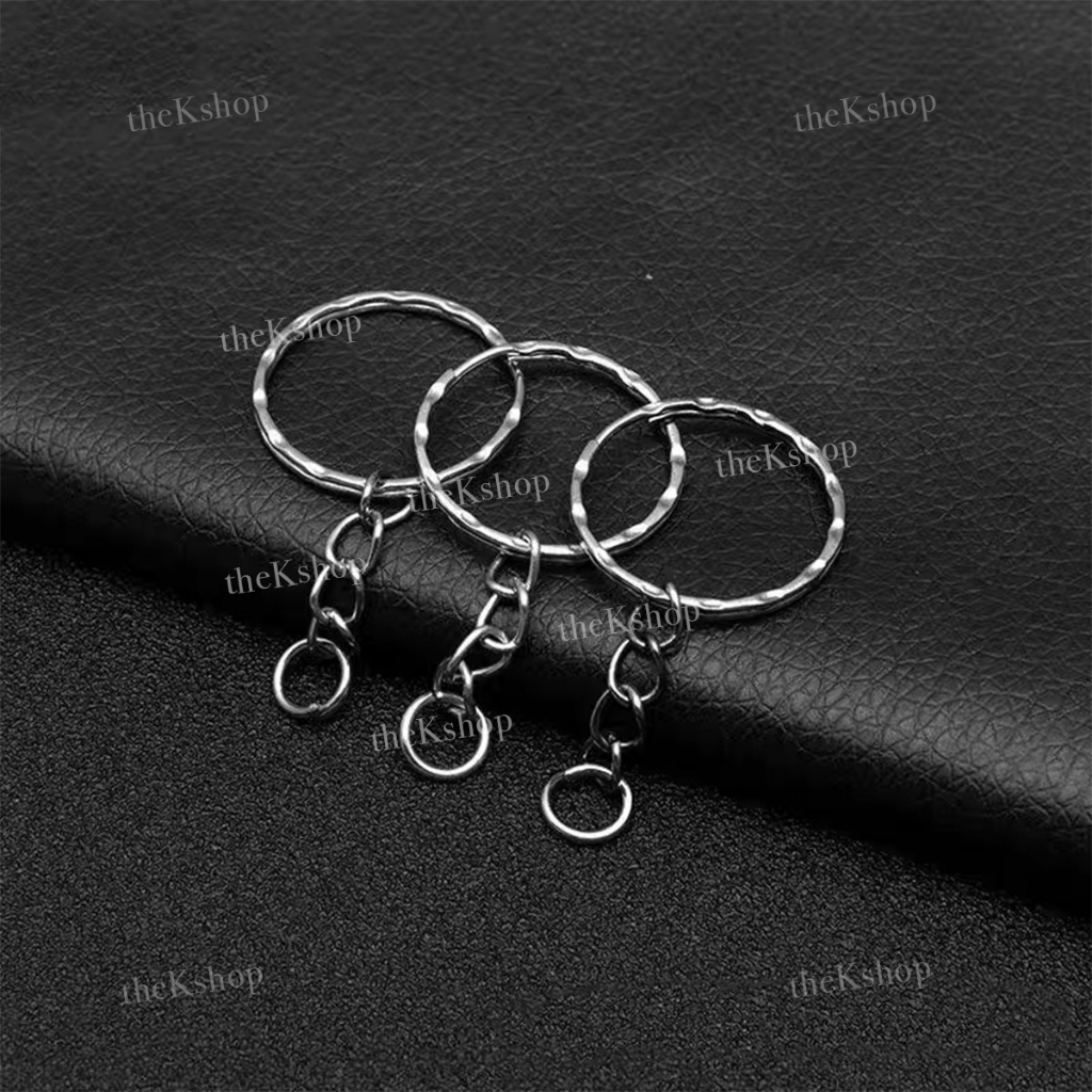 Jual (+-100 pcs) Ring Gantungan Kunci 25 mm Gerigi / Key Chain Ring 2,5 ...