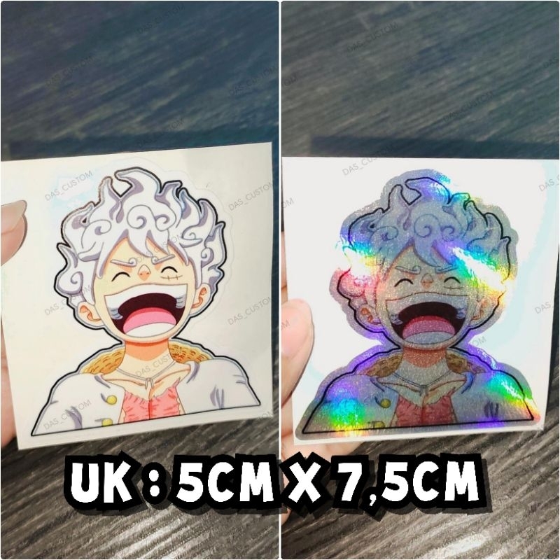 Jual sticker printing ANIMASI ONE PEACE GEAR5 | Shopee Indonesia