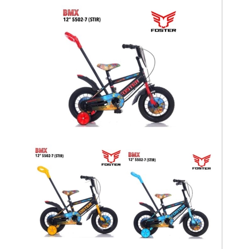 Jual Sepeda BMX 12 inch FOSTER Stir dorongan | Shopee Indonesia