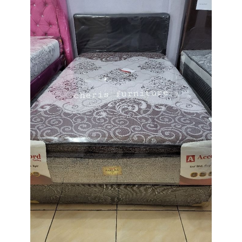 Jual Kasur Accord Springbed Sakura 120 x 200 | Matras Spring Bed Set ...