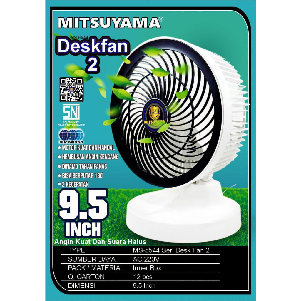 Jual KIPAS ANGIN DUDUK STANDFAN MITSUYAMA MS-5544 TIPE SERIES 2 ...