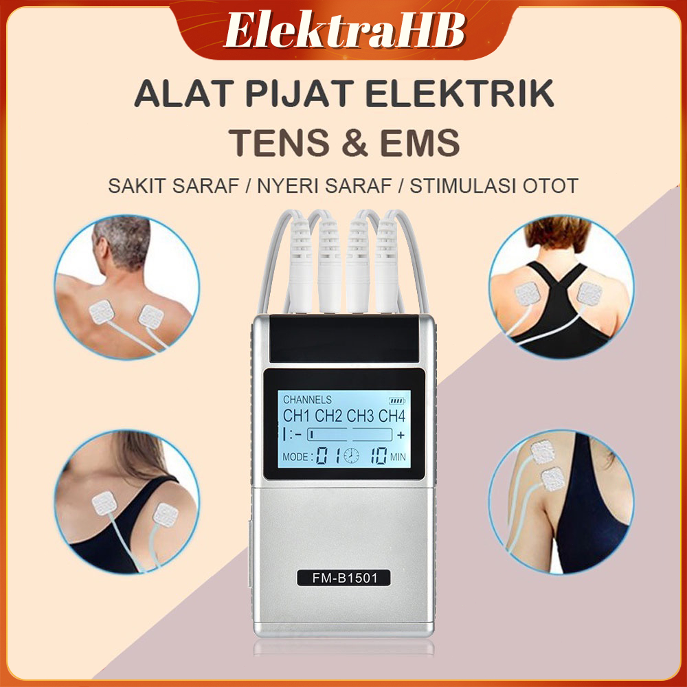 Jual 100%ORI 15mode ELECTRIC Therapy Massager TENS&EMS Reflexology ...