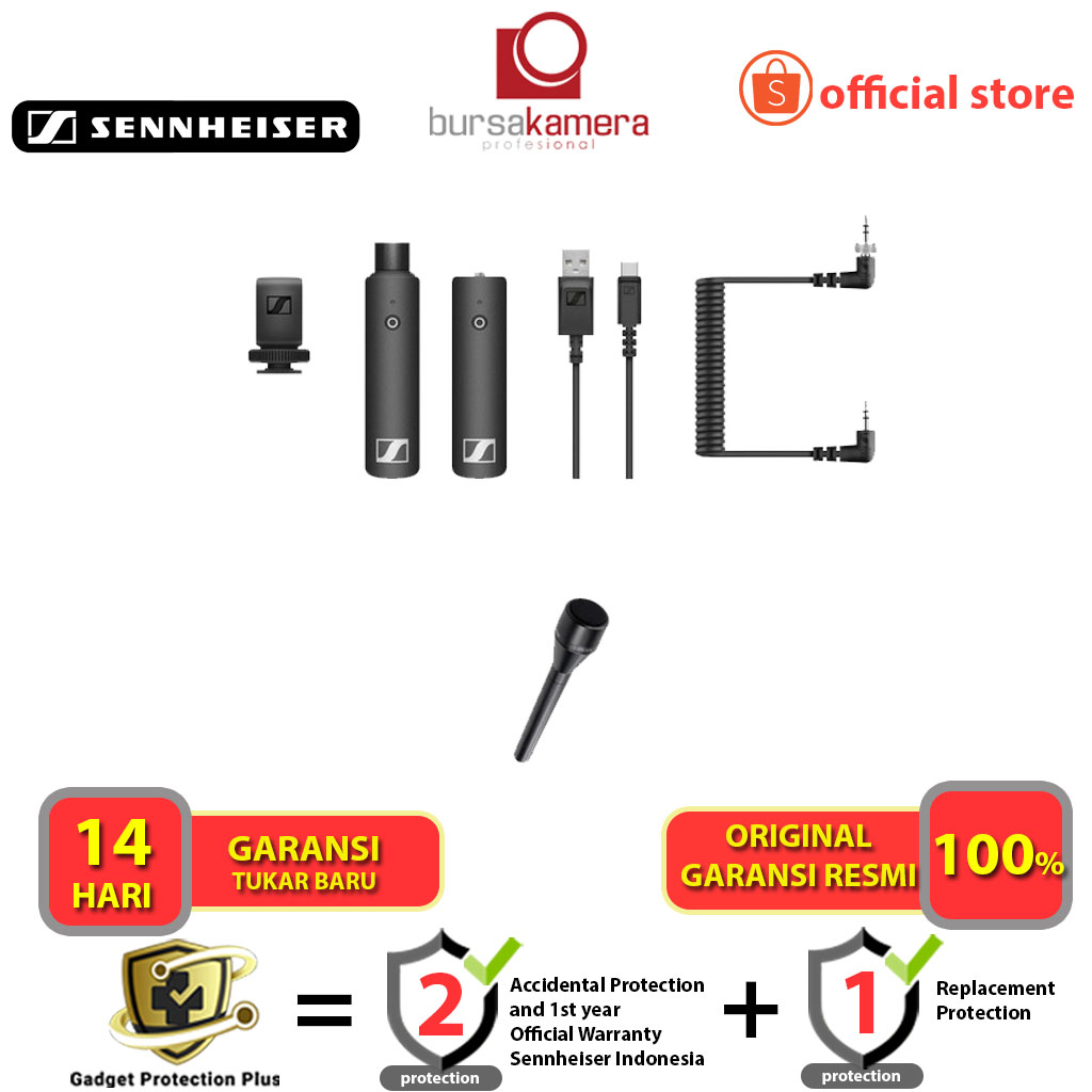 Jual Sennheiser XSW-D PORTABLE INTERVIEW SET Digital Camera-Mount ...
