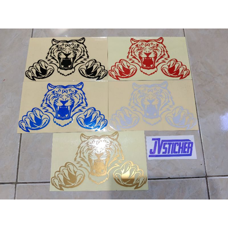 Jual stiker harimau macan cutting sticker motor | Shopee Indonesia