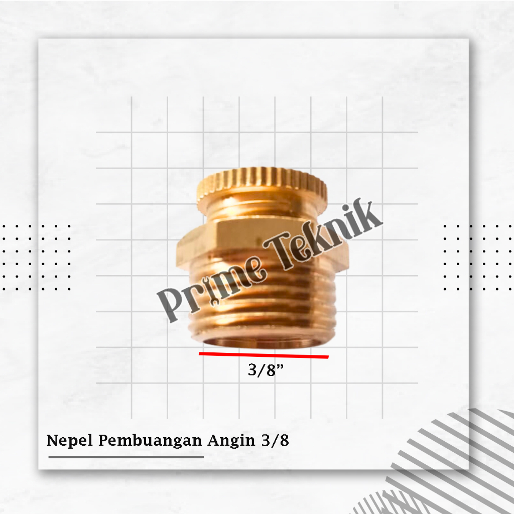 Jual Nepel Tutup Pembuangan Air 3/8" Tabung Kompresor Angin Baut ...