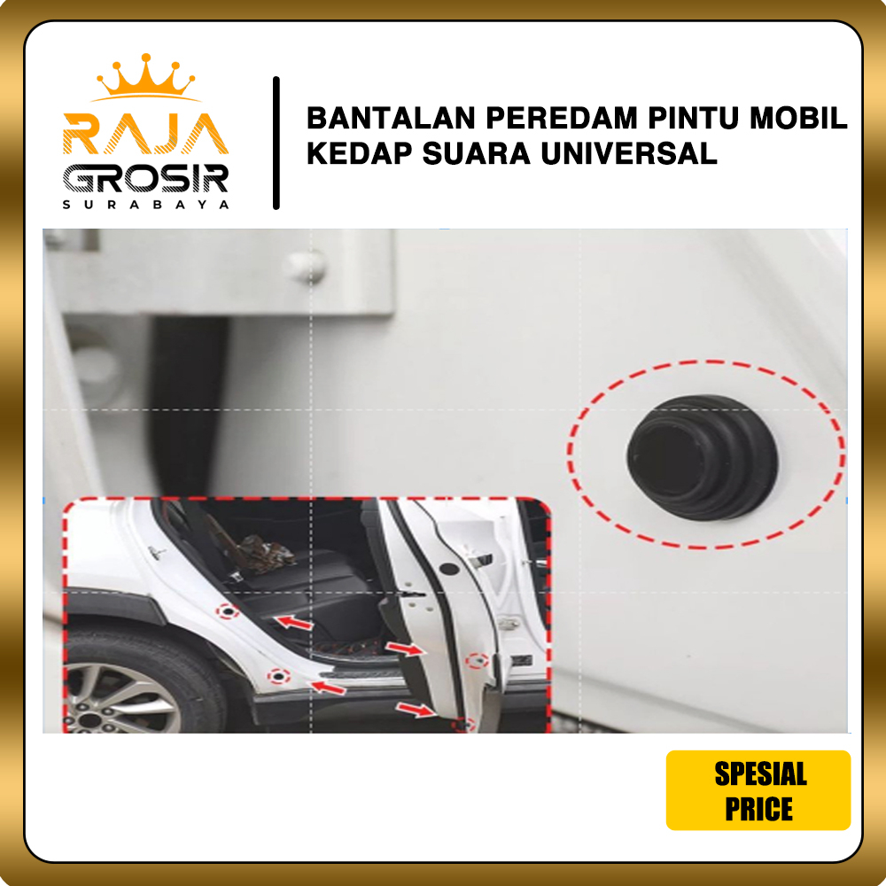 Jual RajaGrosir Bantalan Peredam Pintu Mobil Getaran Bunyi | Shopee ...