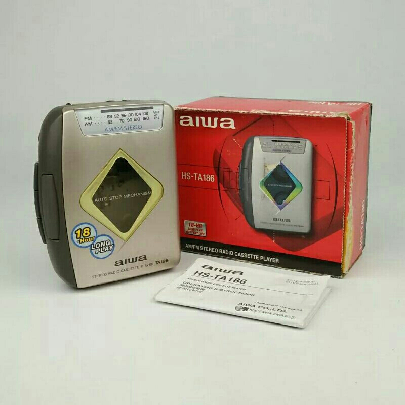 Jual WALKMAN AIWA HS-TA186 | Shopee Indonesia