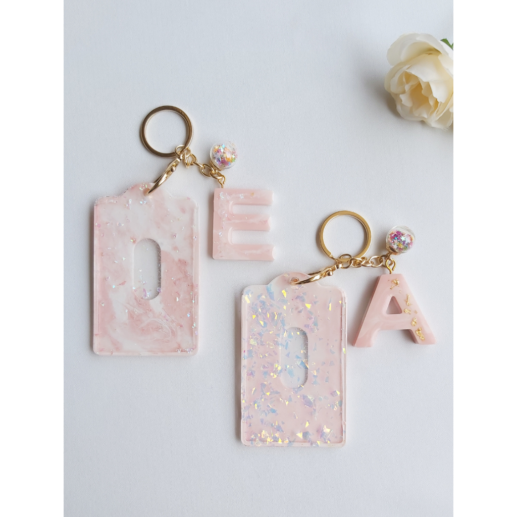 Jual Card Holder Inisial Resin | Card Holder Hanmade | Tempat Kartu ...