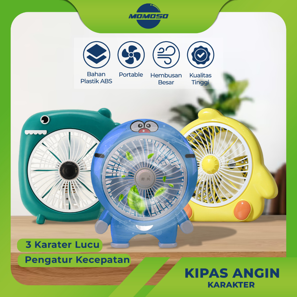 Jual MOMOSO Kipas Angin Meja Karakter/Kipas Karakter Portable/Kipas ... Jual MOMOSO Kipas Angin Meja Karakter/Kipas Karakter Portable/Kipas ...