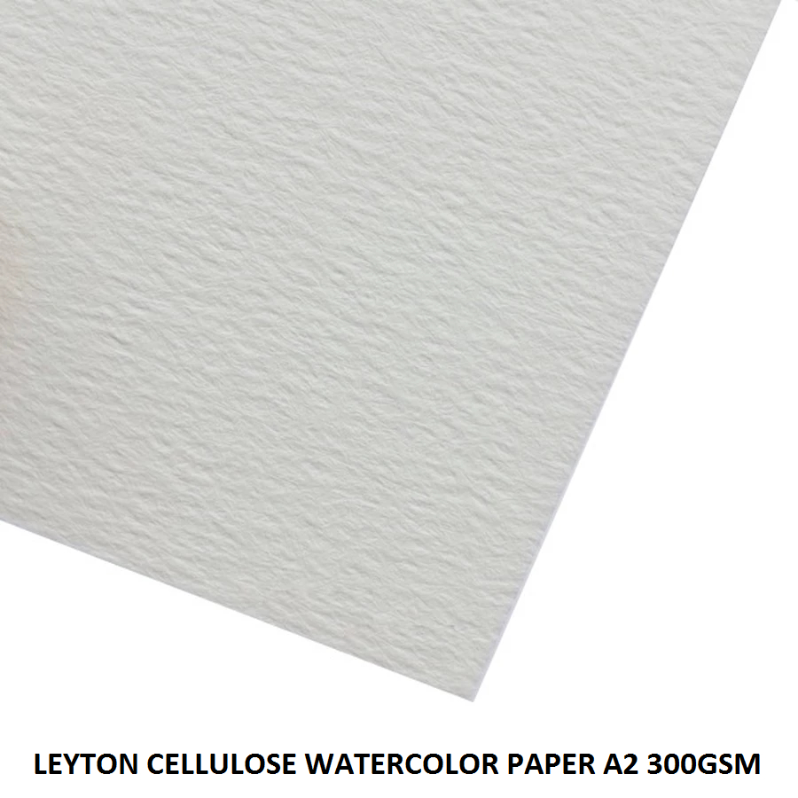 Jual LEYTON watercolor paper/kertas cat air cellulose A2 300gsm ...