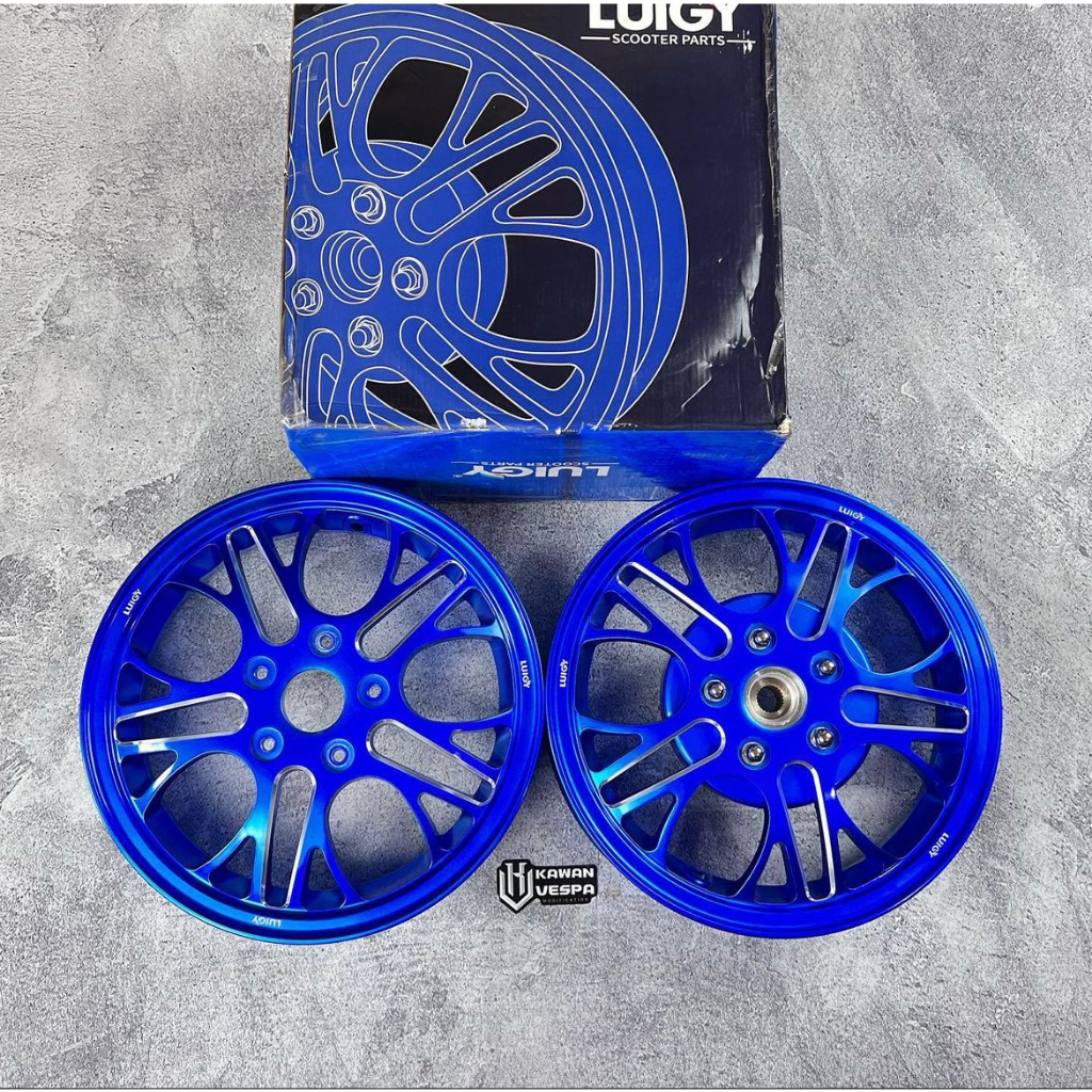 Jual LUIGY Velg CS-03 Blue vespa Sprint Primavera S125 LX GTS | Shopee ...