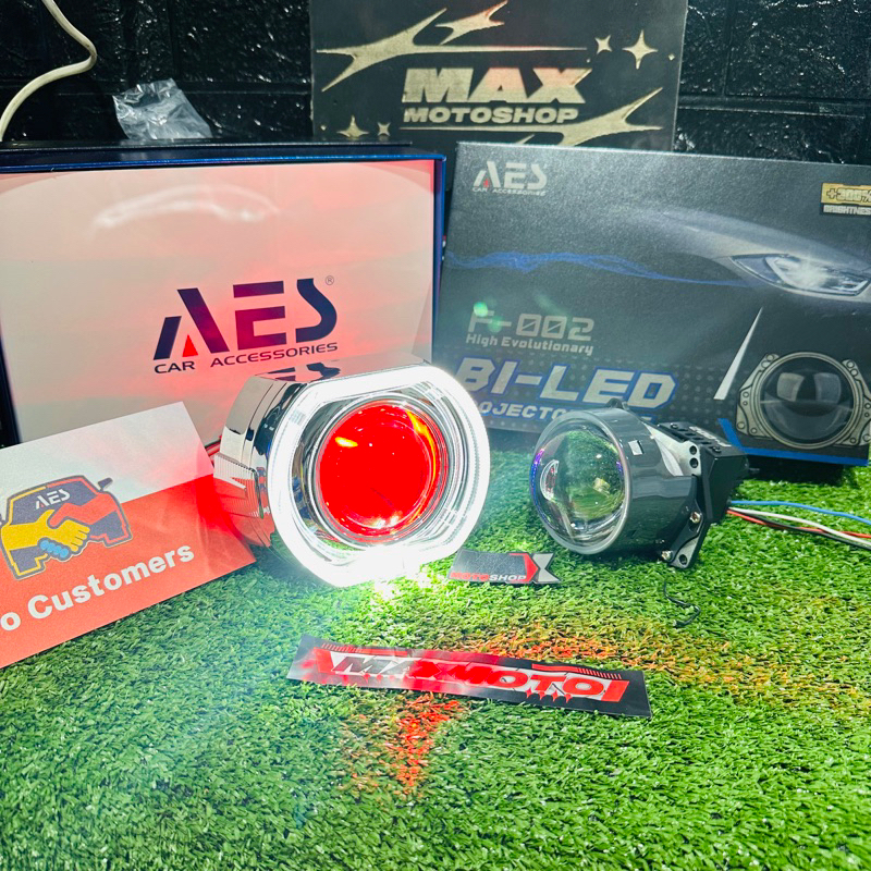 Jual PROJECTOR BILED AES F002 F-002 & F1 3in 58&70watt ORIGINAL HARGA ...