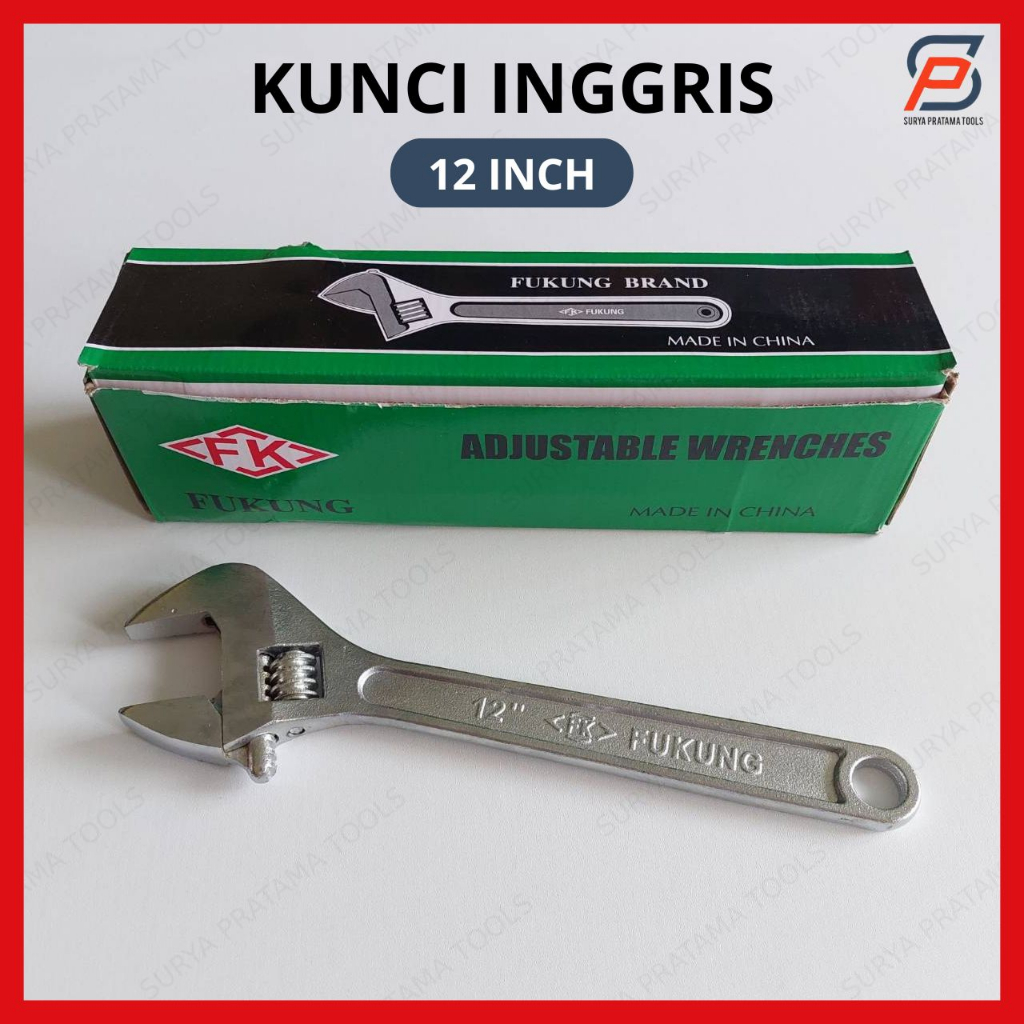 Jual Kunci Inggris 12 Inch Adjustable Wrench 12" Inci | Shopee Indonesia