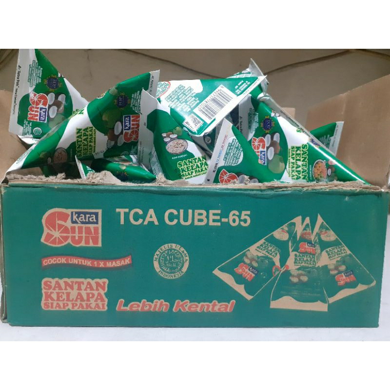 Jual Harga Kartonan Sun Kara Santan Tca Cube 65ml/isi36pack | Shopee Indonesia