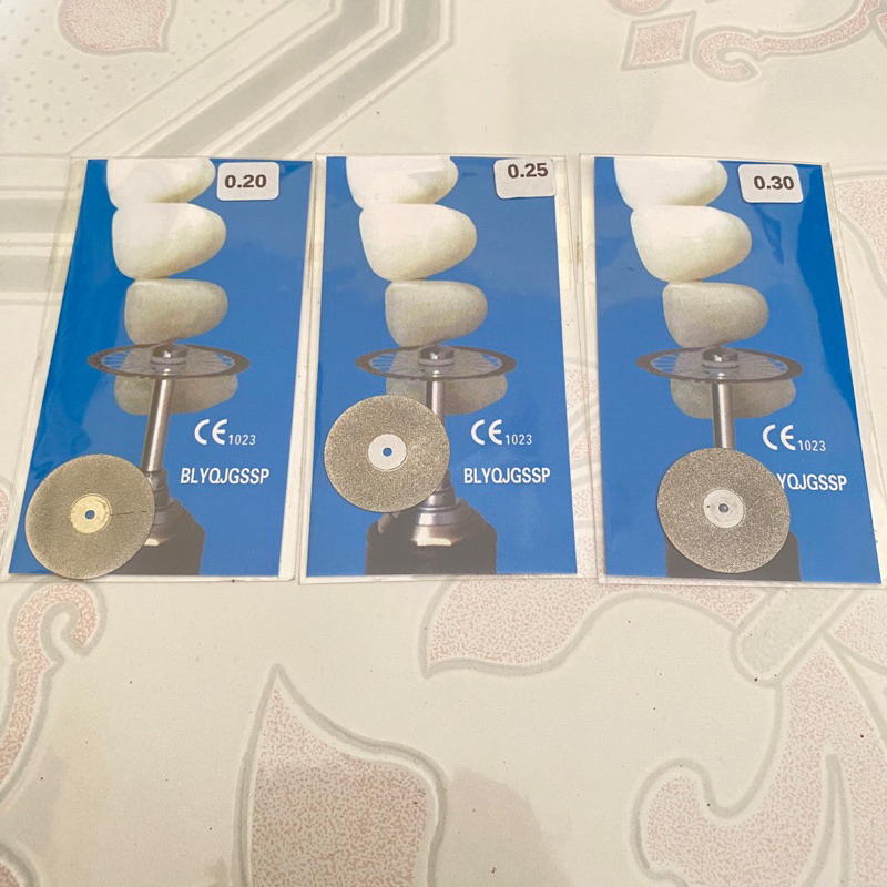 Jual Dental bur separating disk/ mandrel/ carborondum disc / Mandril ...