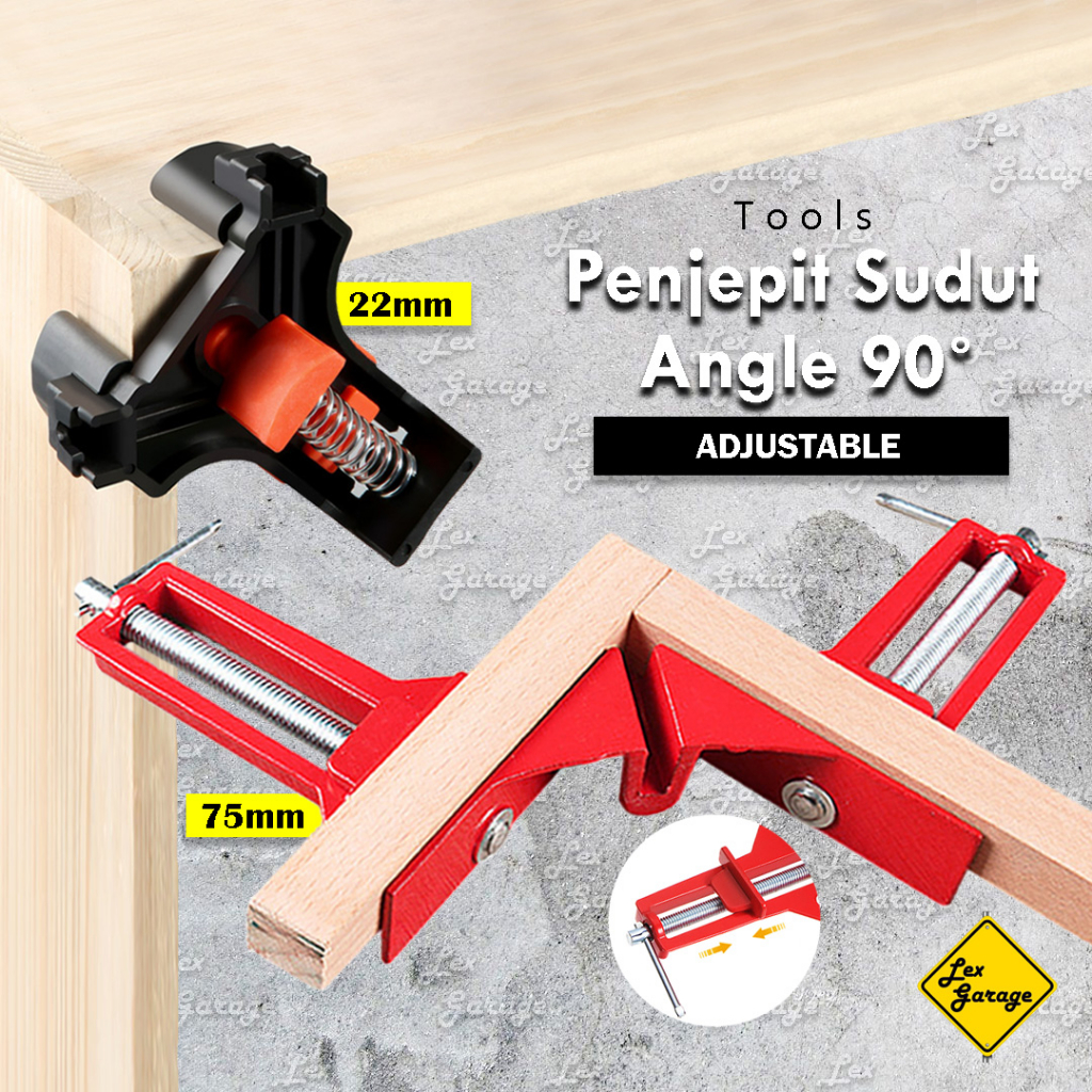 Jual Corner Clamp Kayu Klem Siku Sudut 90 Derajat Penjepit Kayu Kaca ...