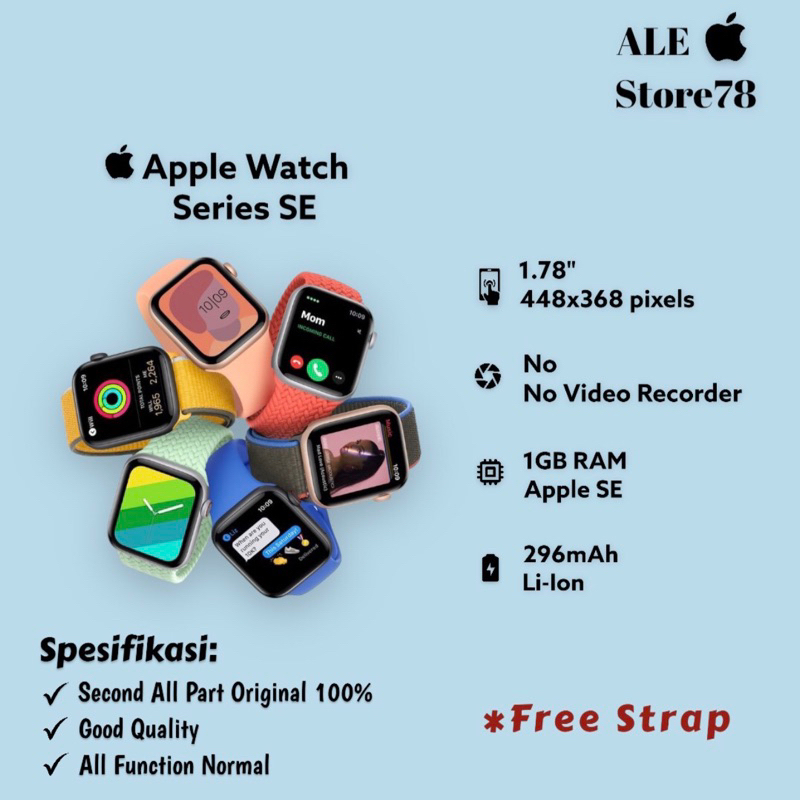 Jual iWatch Series SE 40MM/44MM Second Like New Mulus | Shopee Indonesia