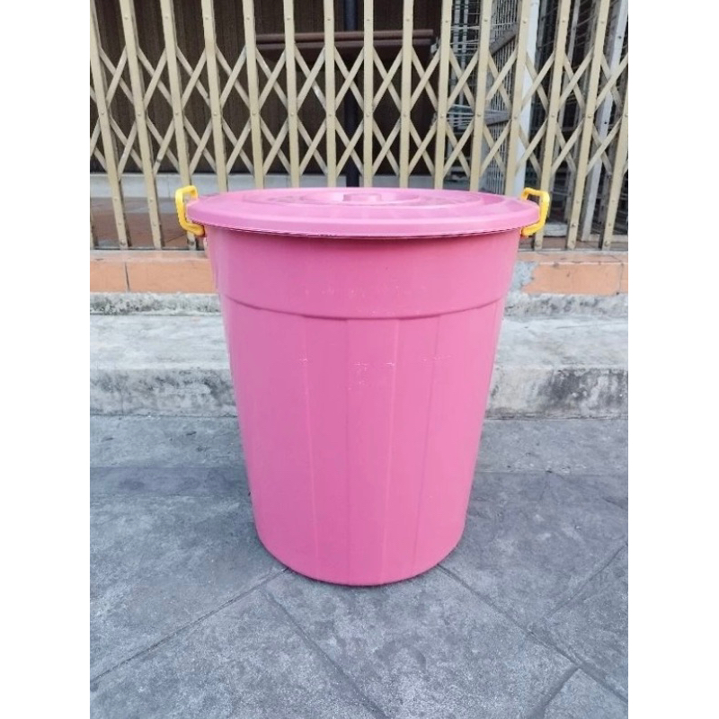 Jual EMBER AIR PLASTIK + TUTUP 80 LITER WARNA / EMBER PLASTIK BESAR ...