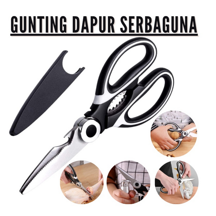 Jual Gunting Besar Dapur Serbaguna Stainless Stell gunting makan ...