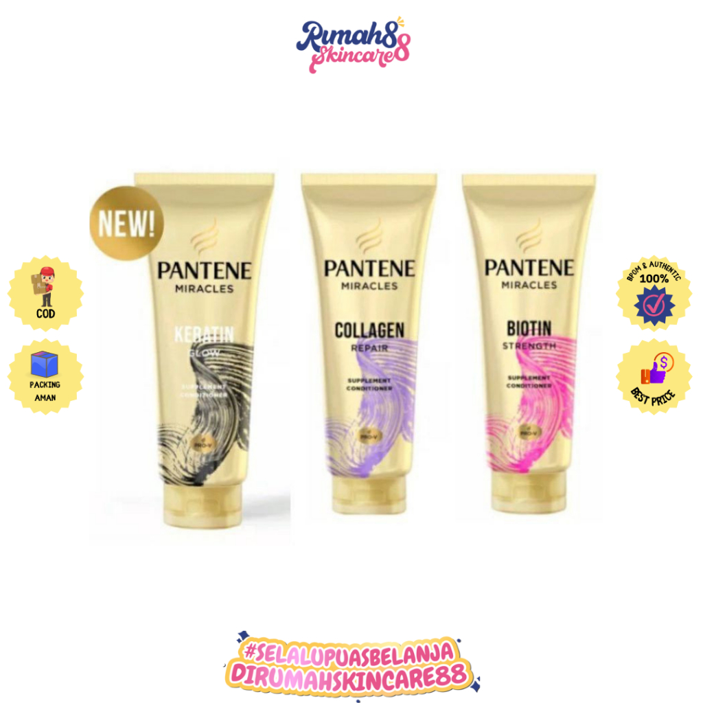 Jual PANTENE Conditioner Miracle Collagen 70ml | Shopee Indonesia