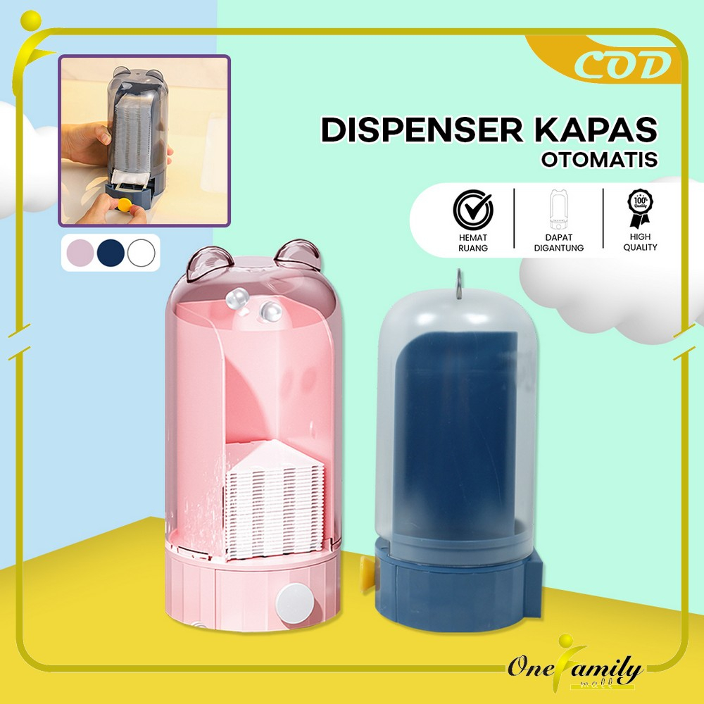 Jual ONE-K151 Tempat Kotak Penyimpanan Kapas Otomatis Organizer Gantung Serbaguna / Dispenser ...