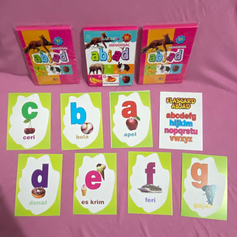 Jual Flashcard Huruf Abjad | Shopee Indonesia