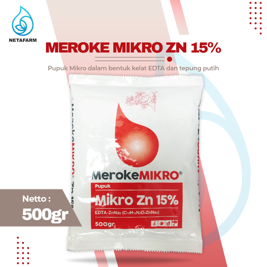 Jual Pupuk Meroke Mikro Zn 15% - Kemasan 500 gr | Shopee Indonesia