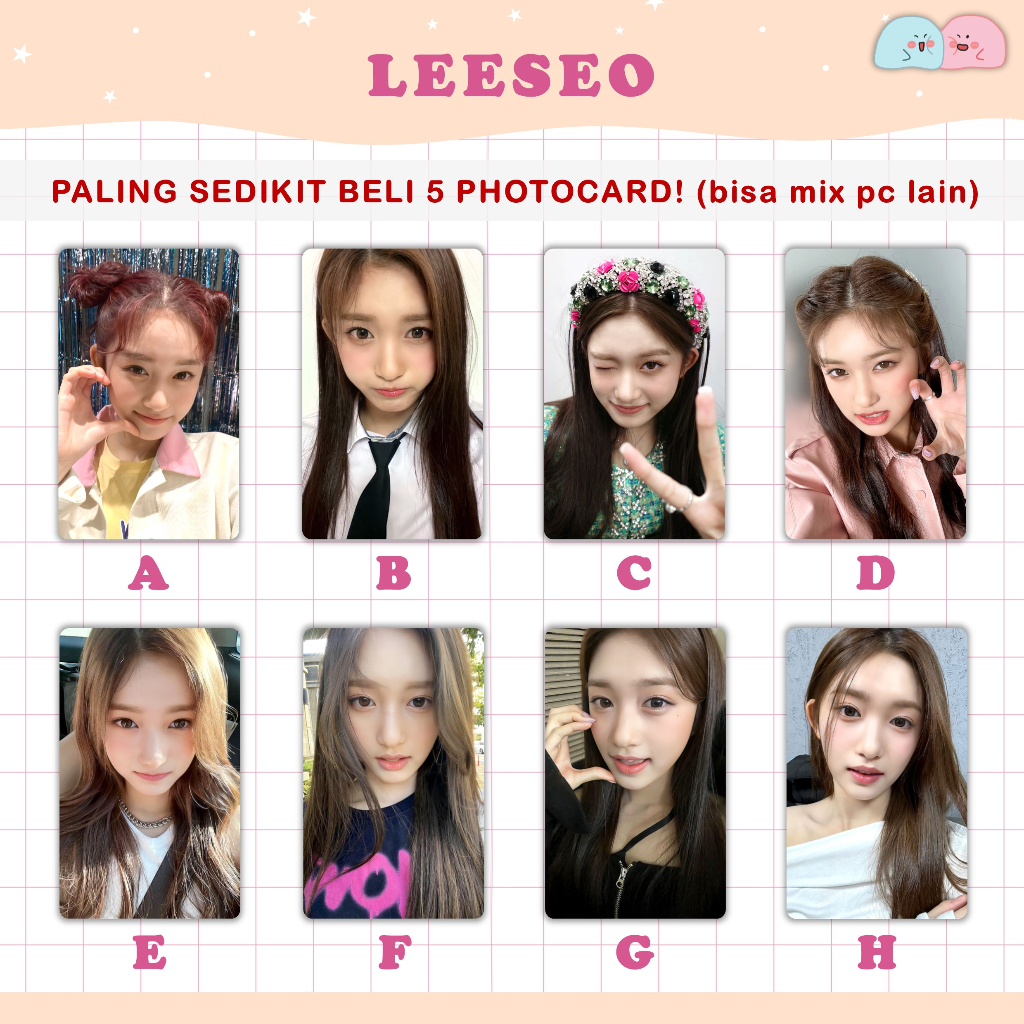 Jual (MINIMAL BELI 5!) PHOTOCARD IVE SELCA EDITION VOL.1 (UNOFF) | Shopee Indonesia
