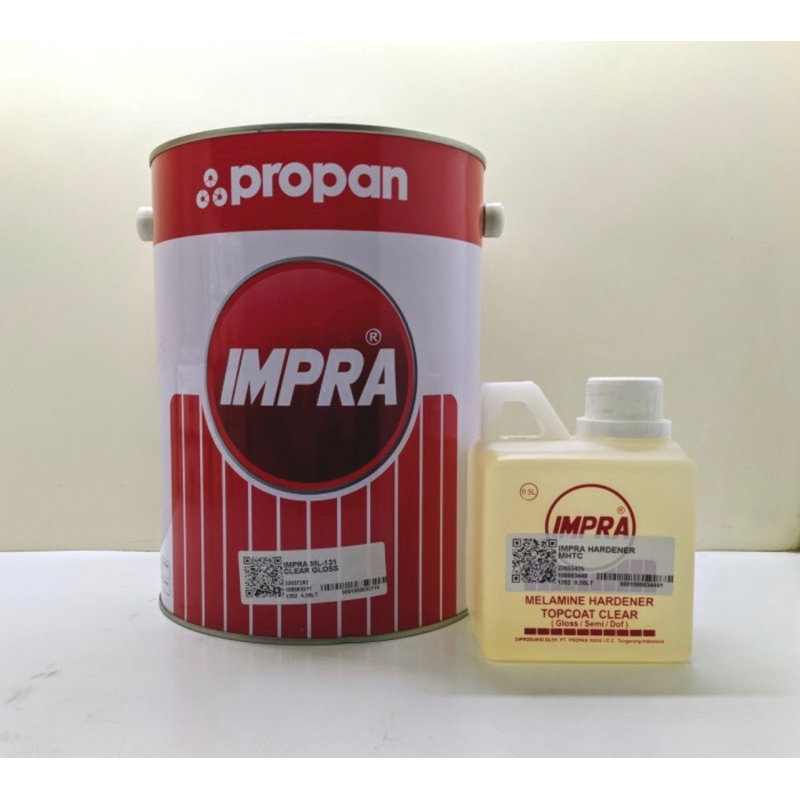 Jual Impra Melamine Lack ML 131 Clear Gloss Galon 5kg set | Shopee ...