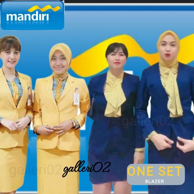 Jual produsen blazer_jas seragam teller bank mandiri(blazer saja) | Shopee Indonesia