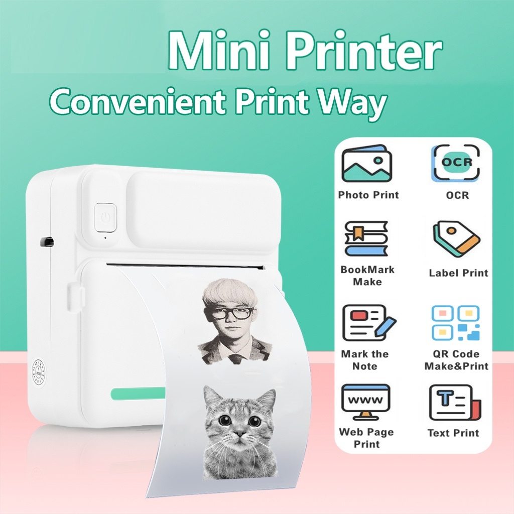 Jual Printer Bluetooth mini Portable thermal printer hp mesin kasir ...