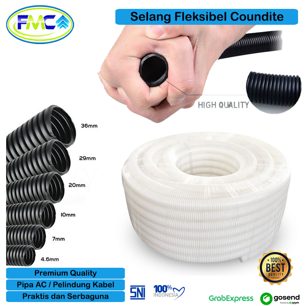 Jual Selang Fleksibel Counduit Pipa Spiral Flexible Konduit Pengaman ...